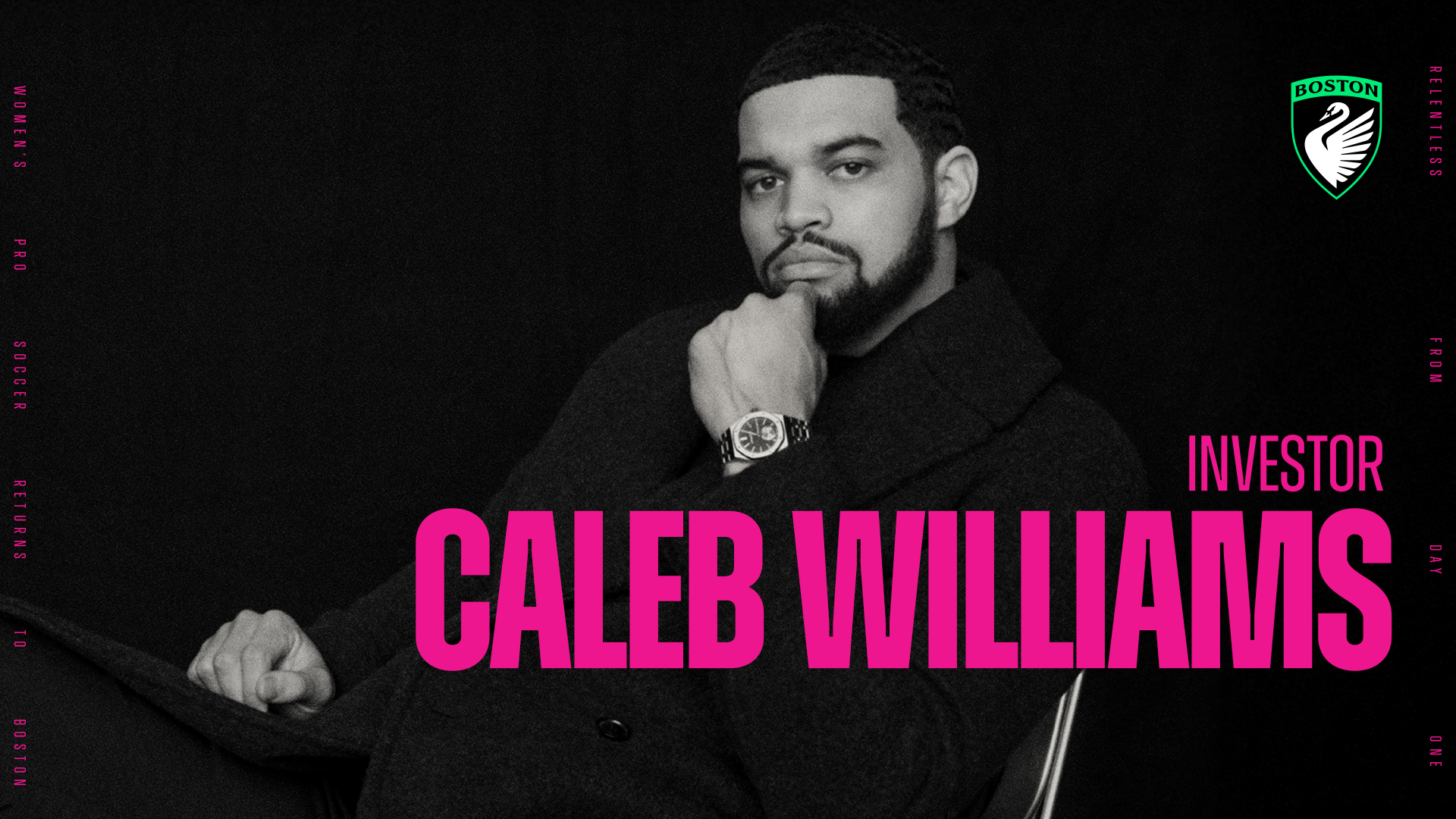 Caleb Williams Joins Boston Legacy FC Investor Group